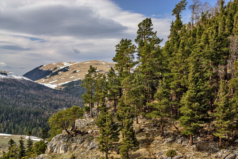 Mountain landscape stock photo. Image of frost, blue - 34687538
