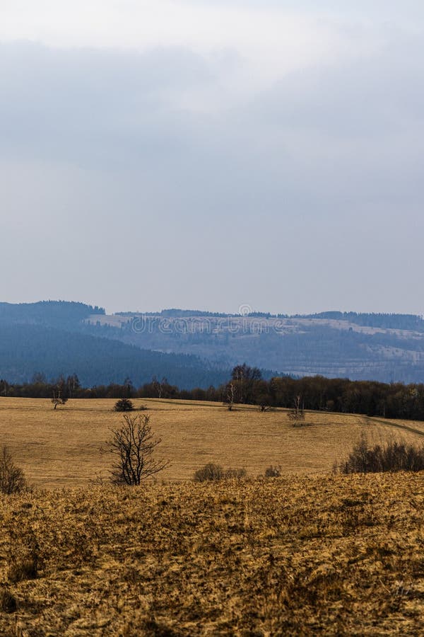 Mountain Landscape. Eastern Sudetes on the Border of Poland and the ...