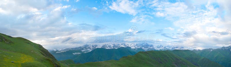 Mountain Landscape, Georgia Stock Image - Image of fresh, spring: 39334971