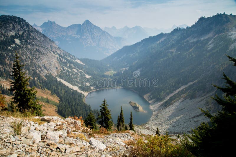 Mountain Landscape High in the Alpine Zone Stock Photo - Image of turn ...