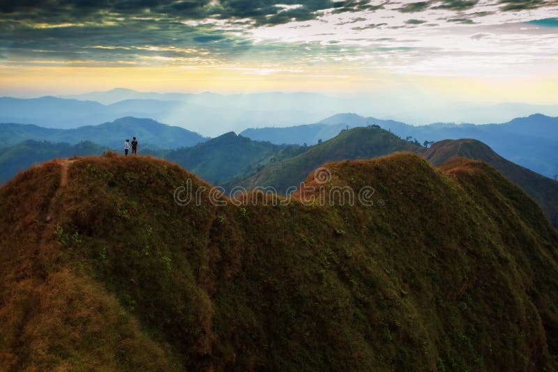 Mountain Landscape at Kao Chang Puek Stock Photo - Image of mountain ...