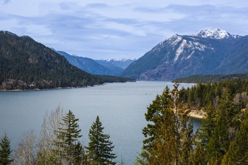 Mountain Landscape, Lake and Mountain Seattle, Washington State, USA ...