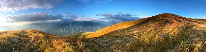 Mountain landscape stock image. Image of haze, panorama - 33265073