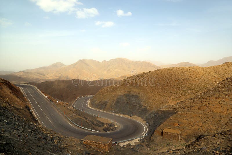 Mountain Landscape on the Road Stock Photo - Image of outdoor, moroccan ...
