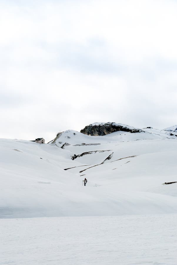 Mountain Landscape with Snow. Stock Image - Image of altitude, fresh ...