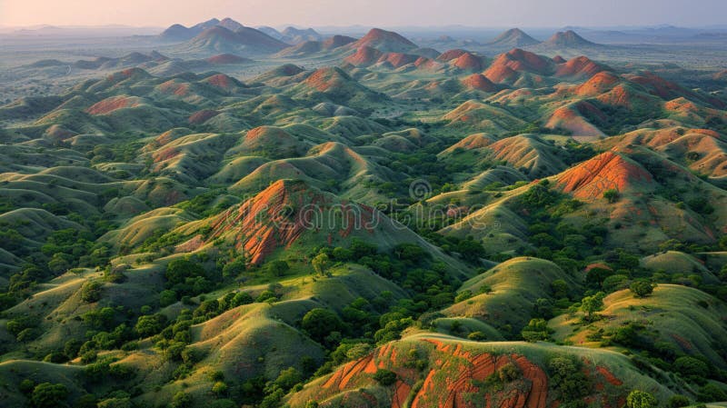 Mountain Landscape of the Spitzkop Mountains, Namibia Stock Image ...
