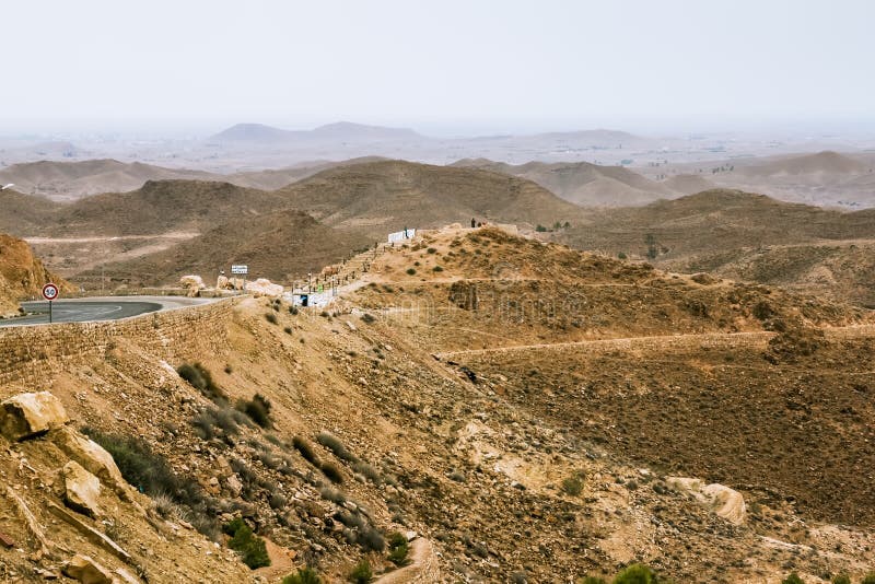 Mountain Landscape at the Town Matmata Stock Image - Image of ...