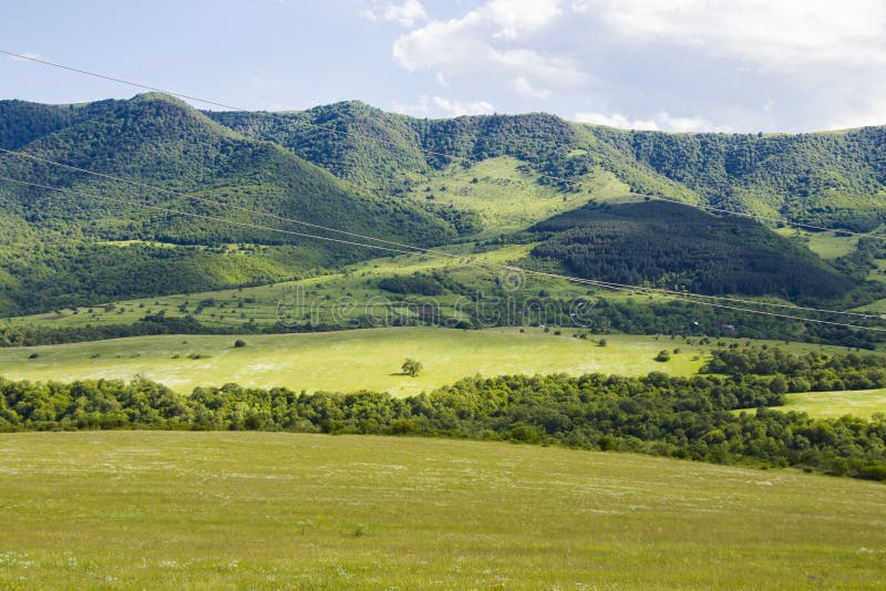 Mountain Landscape and View in Tsalka Stock Photo - Image of beautiful ...