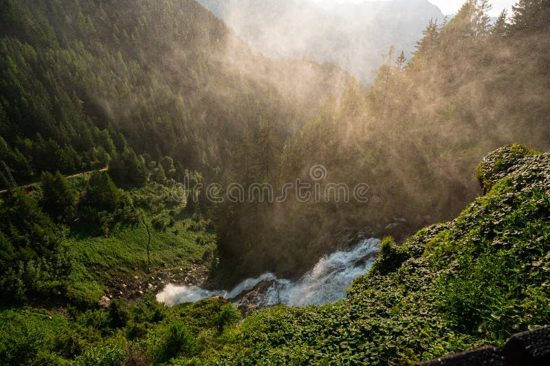 Mountain Landscape View of a Untouched Natural Forest Stock Photo ...