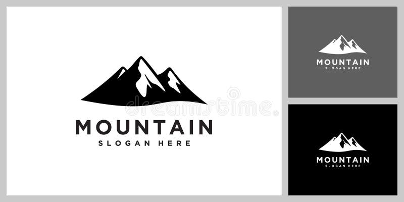 Mountain Logo Design Vector Template Stock Vector - Illustration of hill, modern: 343709085