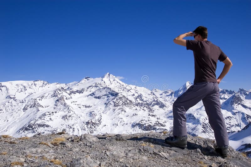 Mountain lookout stock image. Image of december, look - 2010859