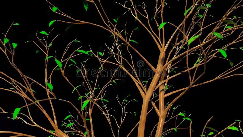 Mountain Maple Tree Botanical Digital Stock Photo - Image of natural ...