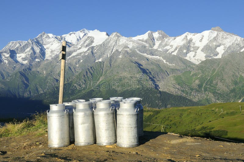 Mountain milk stock image. Image of milk, bertha, purity - 17708305
