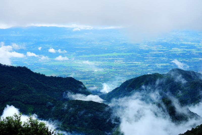 Mountain mist stock photo. Image of lady, high, haze - 42703430