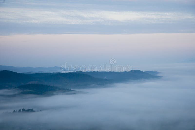 Mountain and mist stock photo. Image of alps, landscape - 82105424