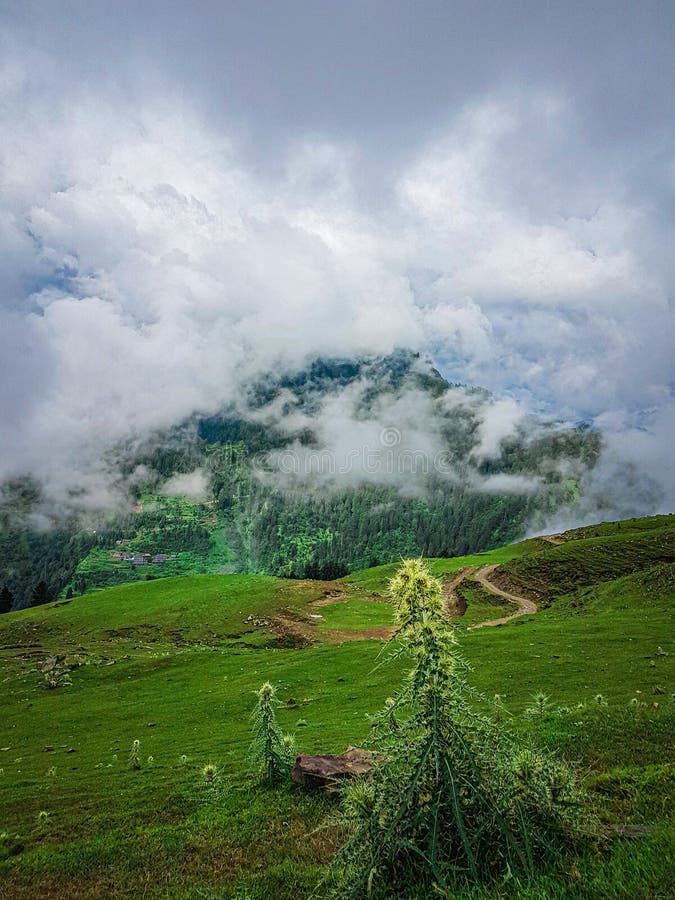Mountain Monsoon Weather Clouds Stock Image - Image of field, weather ...