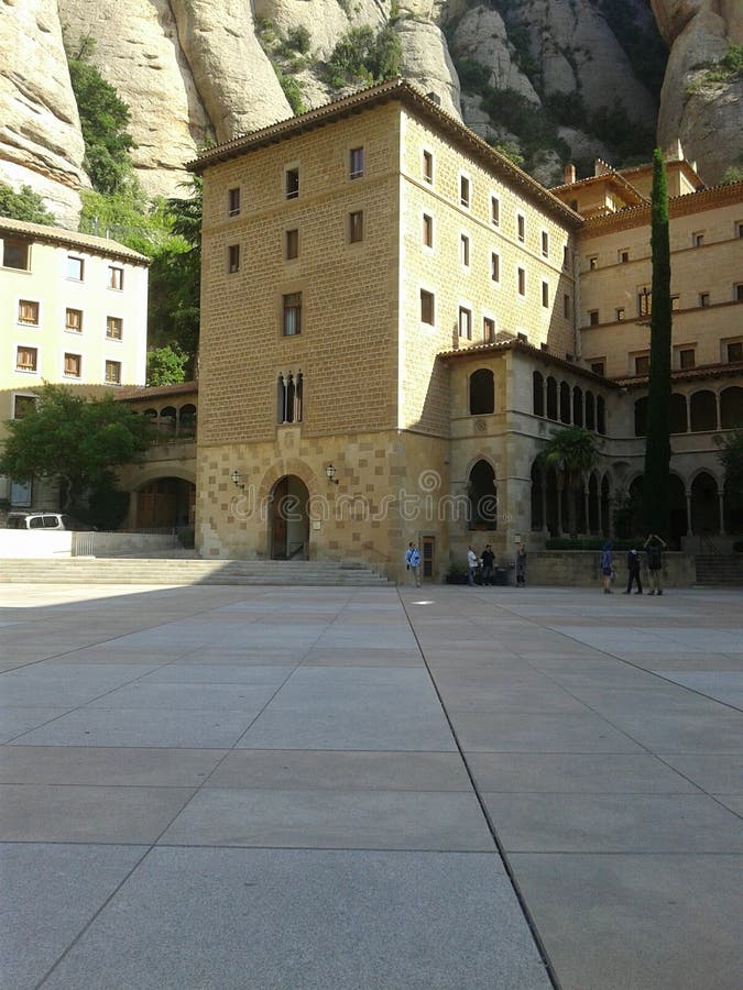 Mountain Montserrat. Monastery. Catalonia Editorial Photo - Image of ...