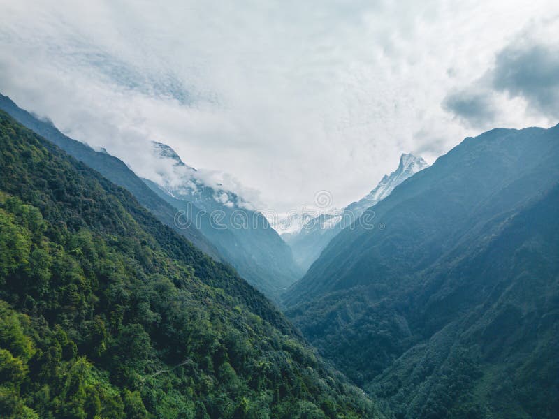 Mountain in Nepal, Machapuchare Mountain, Himalaya View Point Nepal ...