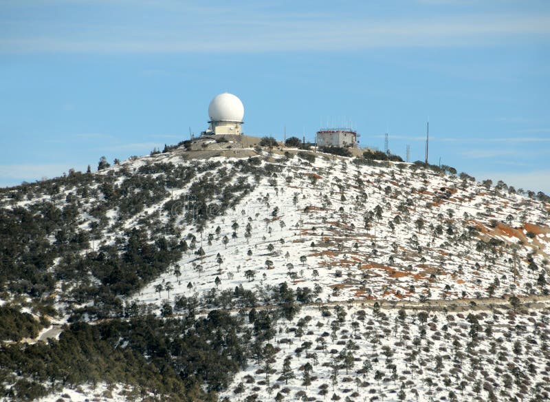 Mountain observatory stock photo. Image of mountain, research - 12278030