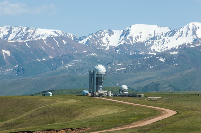 Mountain Observatory stock image. Image of landscape - 121099941