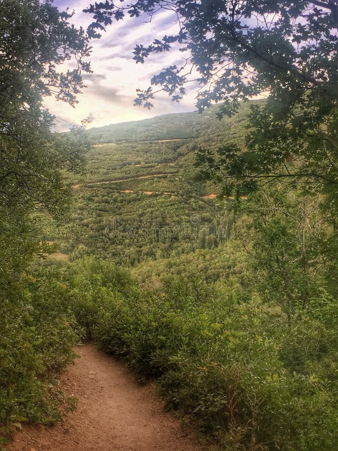 Mountain overview stock image. Image of overview, pathways - 111217553