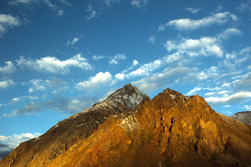 The Mountain in the pamirs stock image. Image of mountain - 78146005