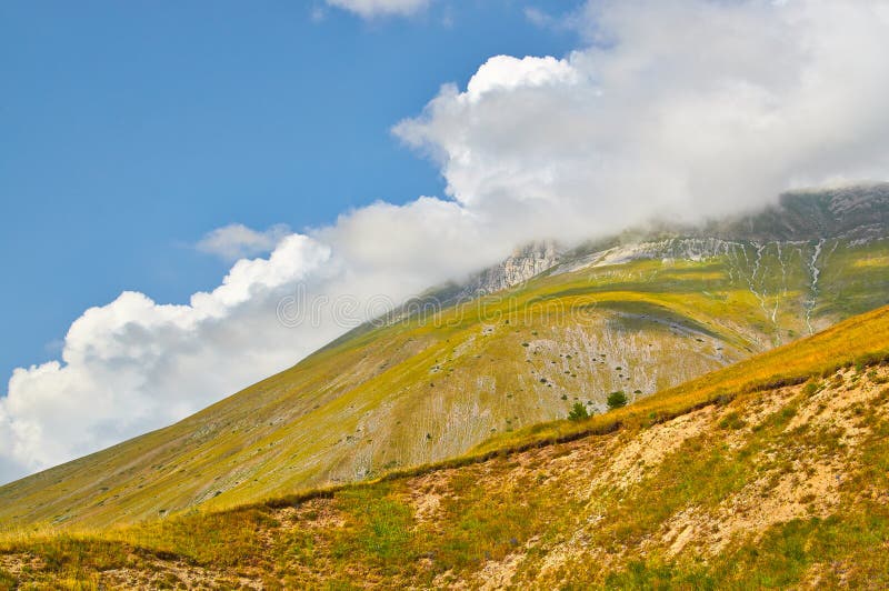 Mountain Panorama Spring in the Mountains of Italy Stock Photo - Image ...