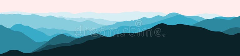 Mountain Panorama Vector stock vector. Illustration of layered - 25727030