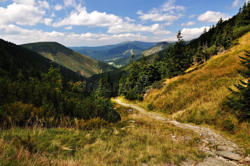 Mountain path stock photo. Image of stone, blue, road - 16780734
