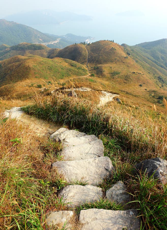 Mountain path stock photo. Image of green, hiking, landscape - 19197374