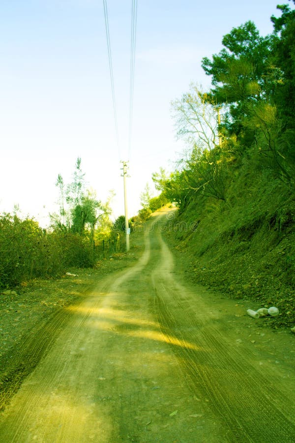 Mountain Path stock photo. Image of green, outdoors, phenomenon - 97347844