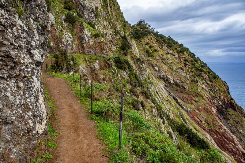 Mountain Path in High Mountains Stock Image - Image of landscape ...