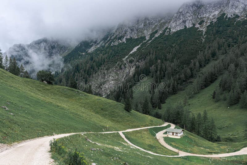 Mountain Path through Mount Jenner in Germany Stock Photo - Image of ...