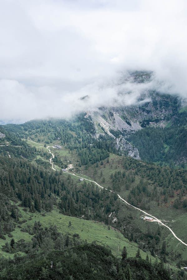 Mountain Path through Mount Jenner in Germany Stock Photo - Image of ...