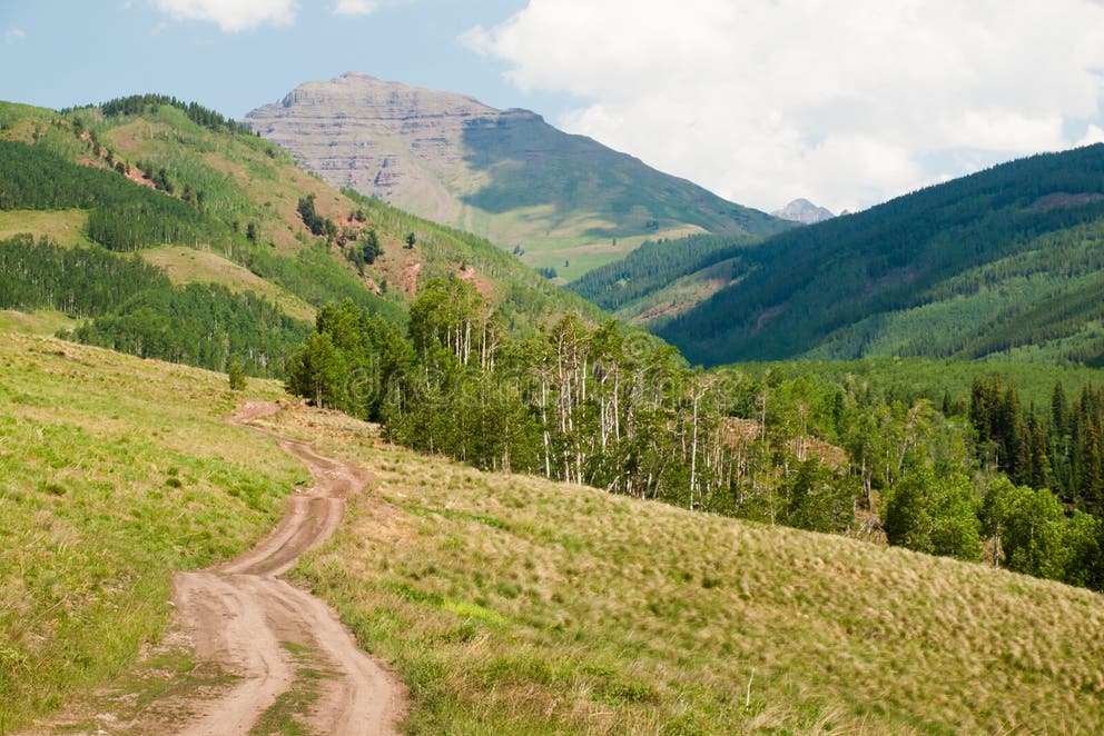 Mountain Path stock photo. Image of summer, green, nature - 283918900