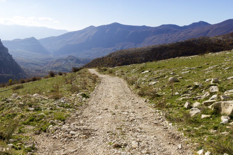 Mountain pathway stock photo. Image of colorful, journey - 113119998