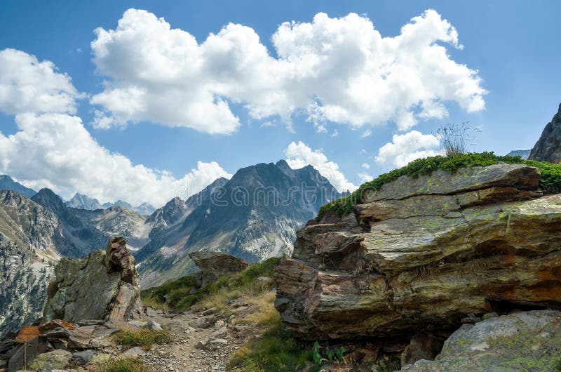 Mountain pathway stock photo. Image of outdoor, green - 76602538