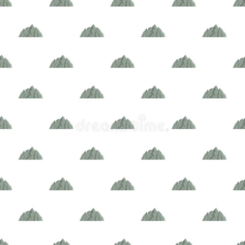 Mountain pattern seamless stock illustration. Illustration of pattern ...