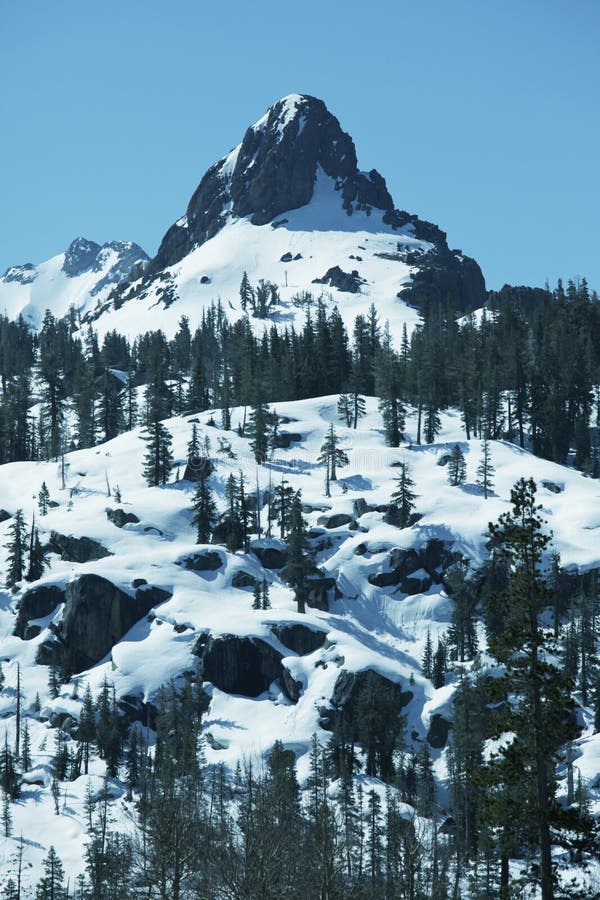 Mountain peak stock image. Image of sunny, hiking, trek - 54182879