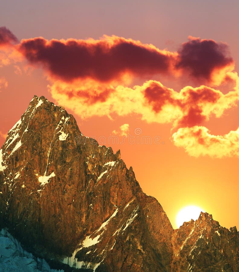 Mountain peak stock photo. Image of extreme, himalayan - 5844056