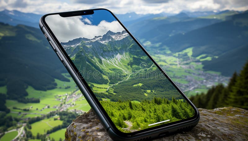 Mountain Peak in Dolomites, Capturing Beauty in Nature with Mobile ...