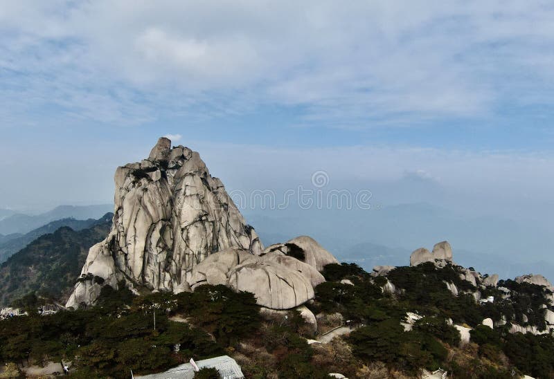 Jushi Mountain stock image. Image of landmark, default - 361504015