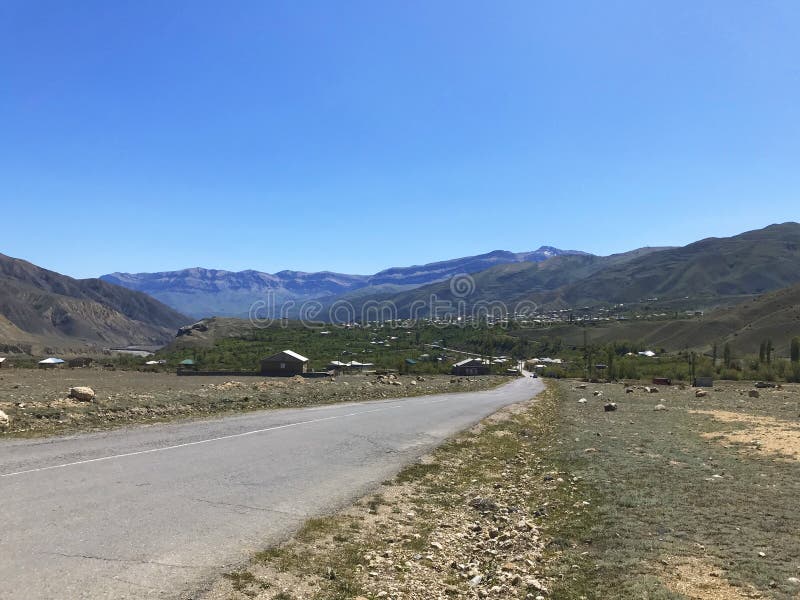 Mountain Peak Range Landscape. Green Mountain Range View. Stock Photo ...