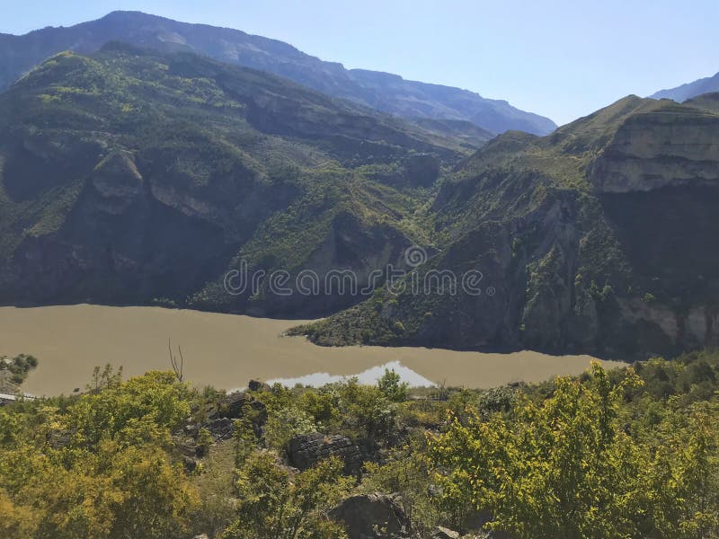 Mountain Peak Range Landscape. Green Mountain Range View. Stock Photo ...