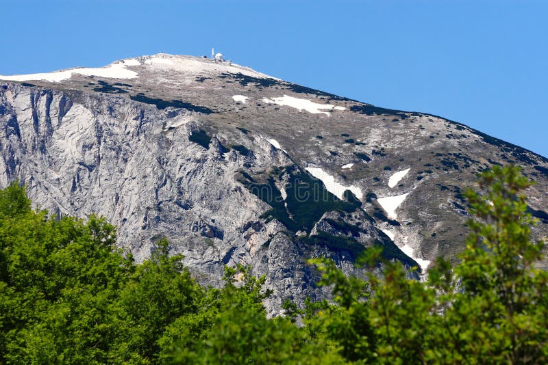 Mountain Peak Solunska Glava, Macedonia Stock Image - Image of forest ...