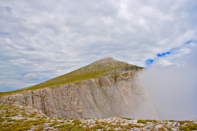 Mountain Peak Solunska Glava In Macedonia Stock Image - Image of ...