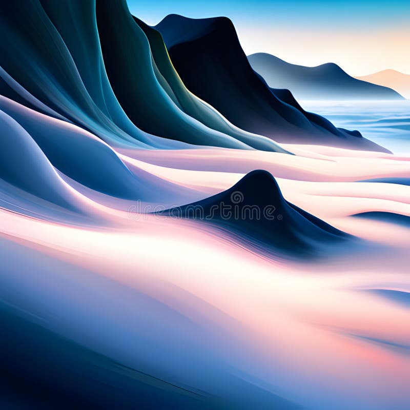 Mountain Peak, White, Cloud, Landscape, Wind, High, Ridge, Morning ...