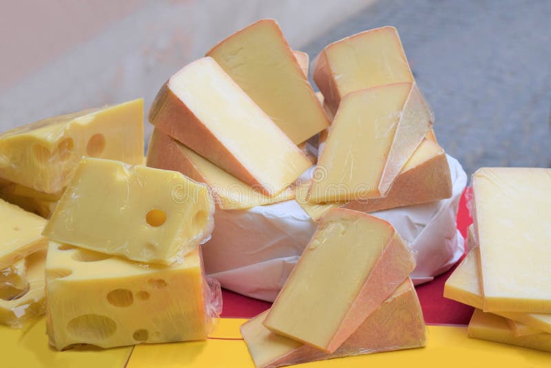 Pieces of cheese stock photo. Image of food, seasoned - 83329846