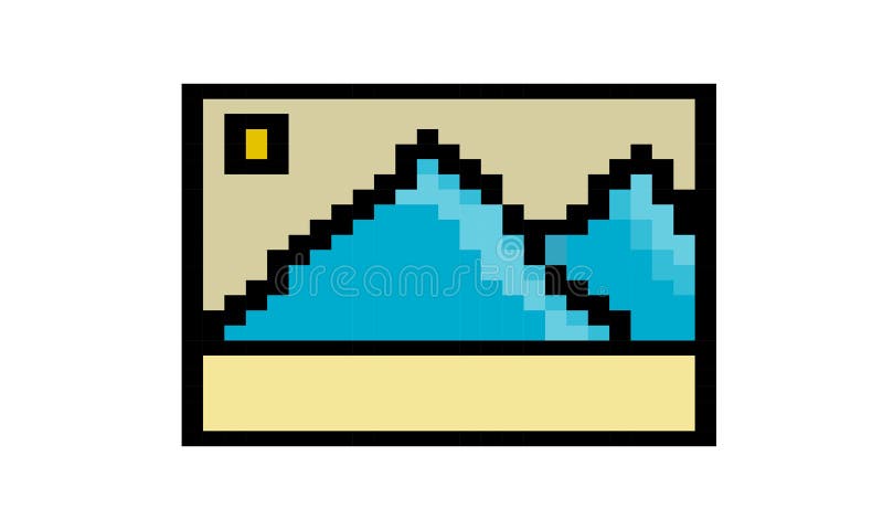 Mountain Pixel Art Stock Illustrations – 3,739 Mountain Pixel Art Stock ...