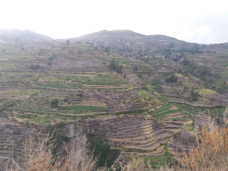 Mountain platforms stock photo. Image of peru, platforms - 135118884